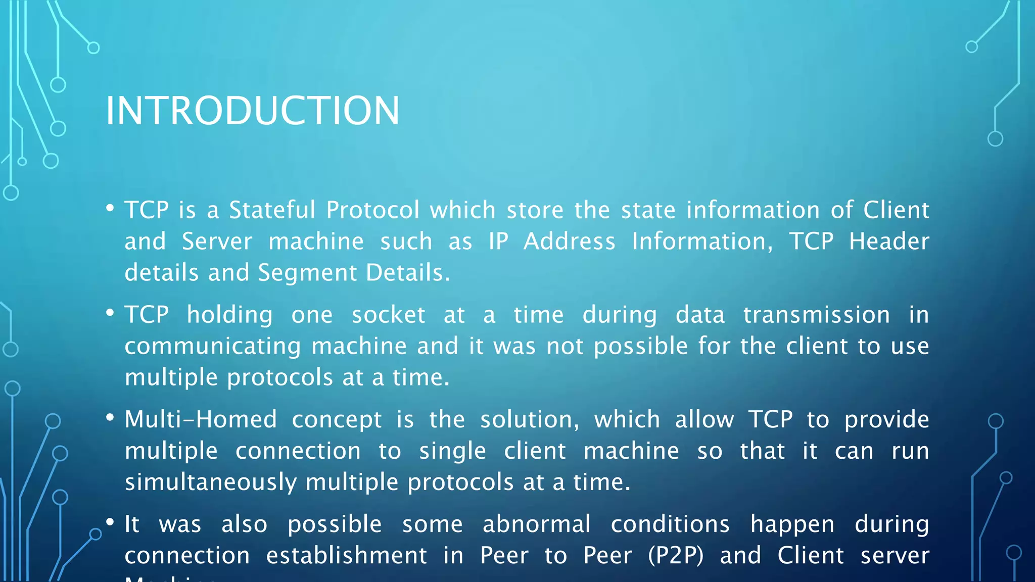 Client server examples for tcp abnormal conditions | PPT