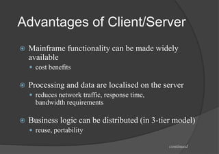 Client server model | PPTX