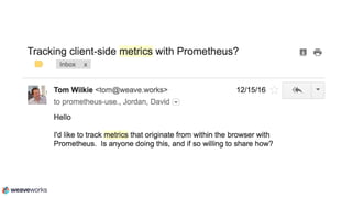 Client Side Monitoring With Prometheus | PDF