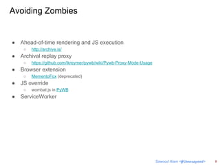 Client-side Reconstruction of Composite Mementos Using ServiceWorker | PDF