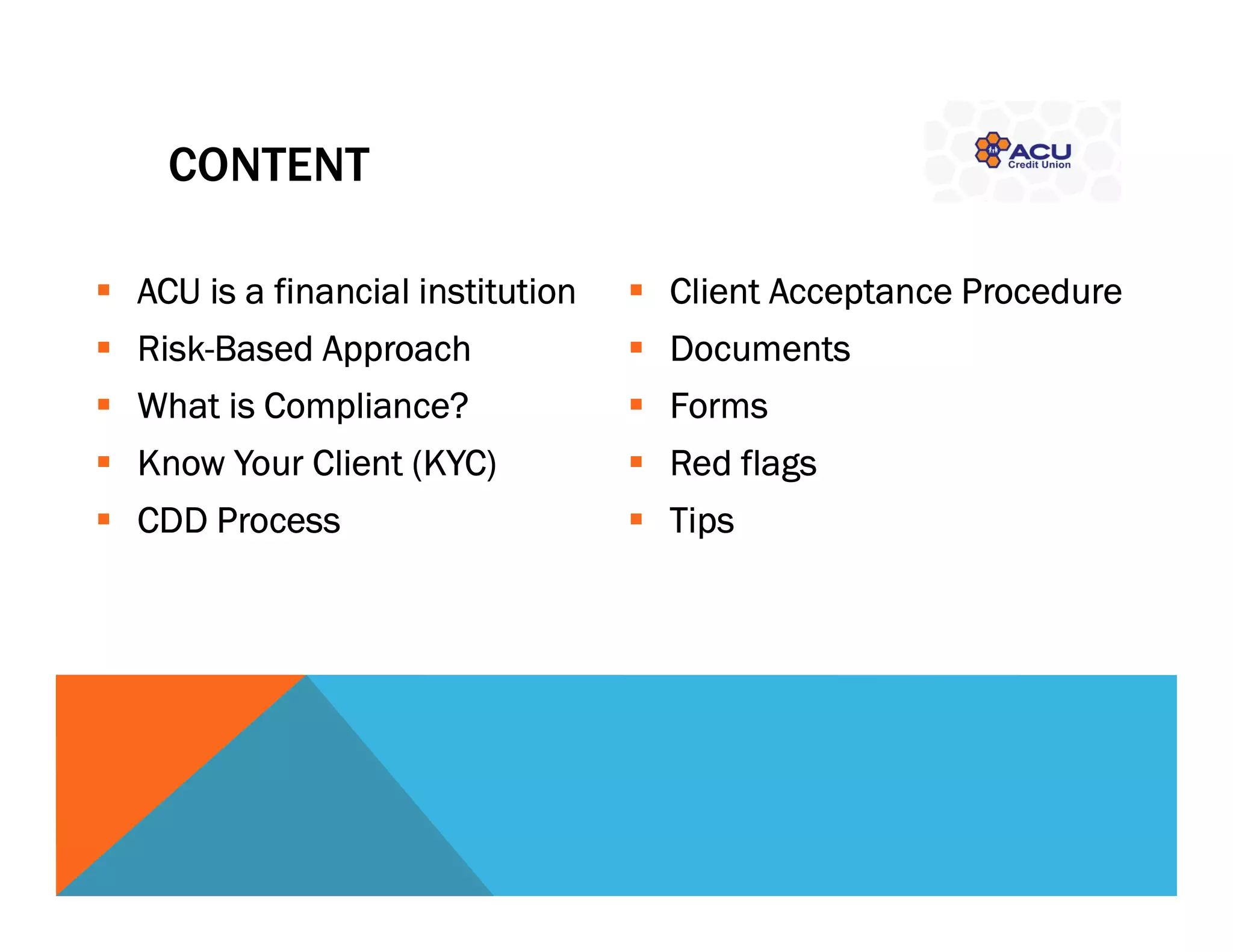 Client Acceptance Procedure | PDF