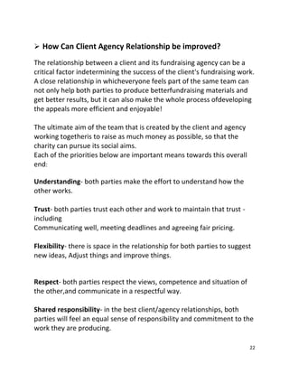 Client agency relationship | DOCX