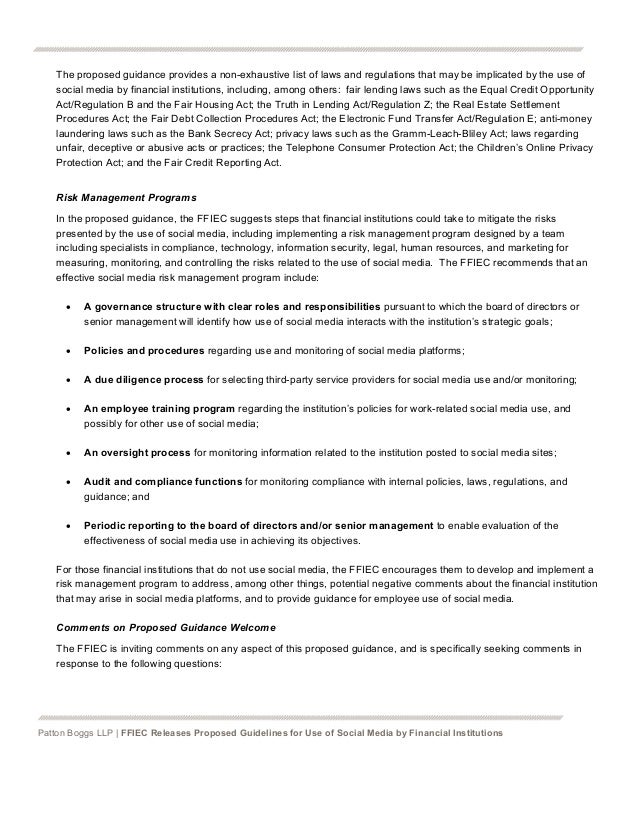 Federal Financial Institutions Examination Council (FFIEC) Releases P…