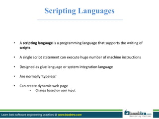 Client and server side scripting | PPTX