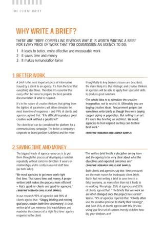 The Client Brief (O Briefing do Cliente) | PDF