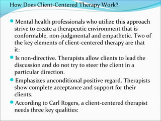 Client centered Therapy | PPT