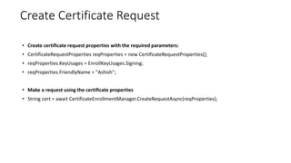 Client certificate validation in windows 8 | PPTX | Computing | Technology & Computing