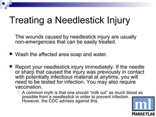 Needlestick Injuries: A guide for safe needle handling | PPT