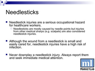 Needlestick Injuries: A guide for safe needle handling | PPT