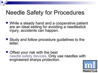 Needlestick Injuries: A guide for safe needle handling | PPT