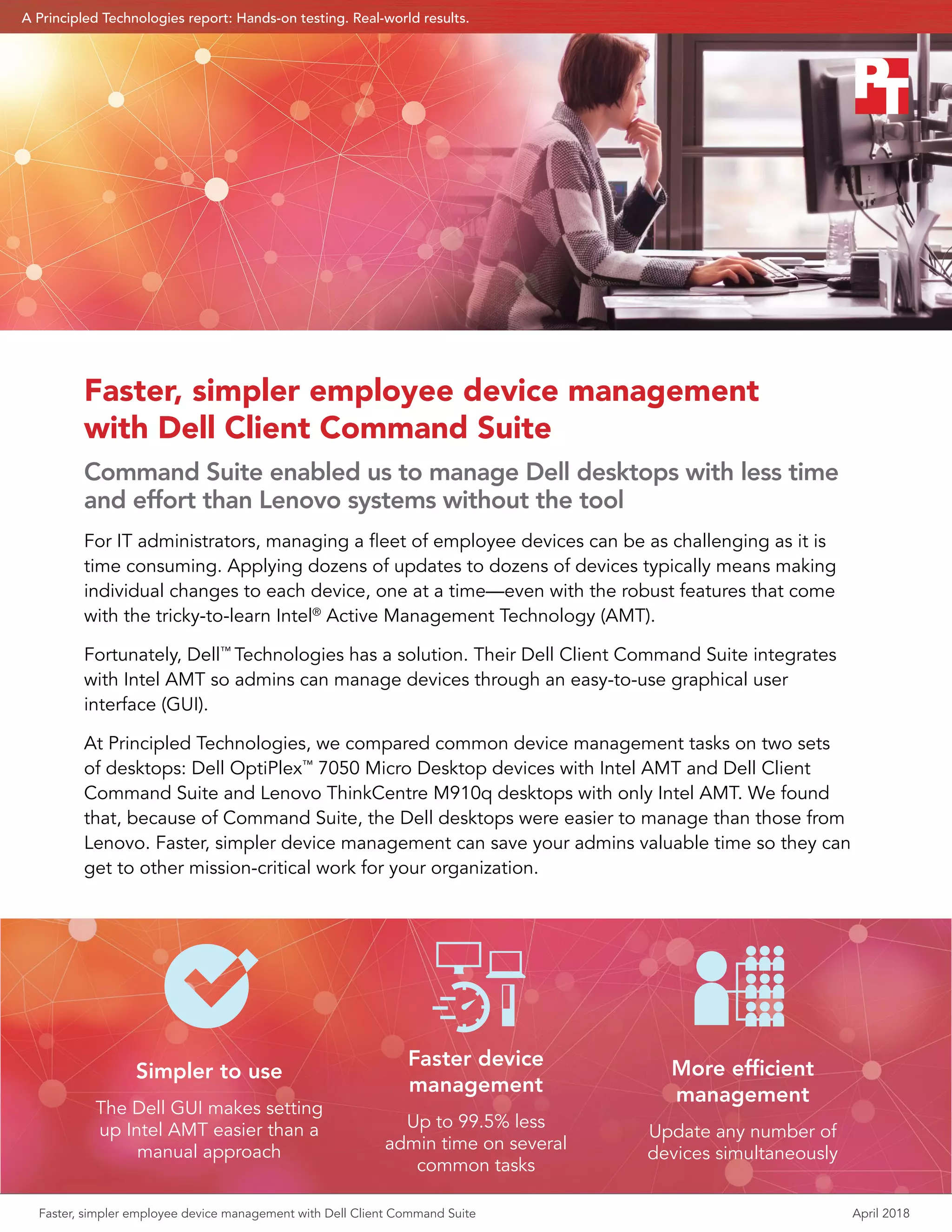 Faster, simpler employee device management with Dell Client Command ...