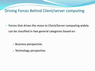 Client computing evolution ppt11 | PPTX