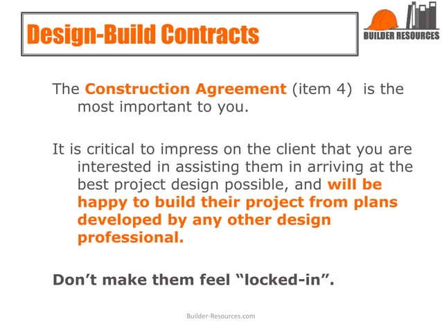 Construction Client Contracts | PPT