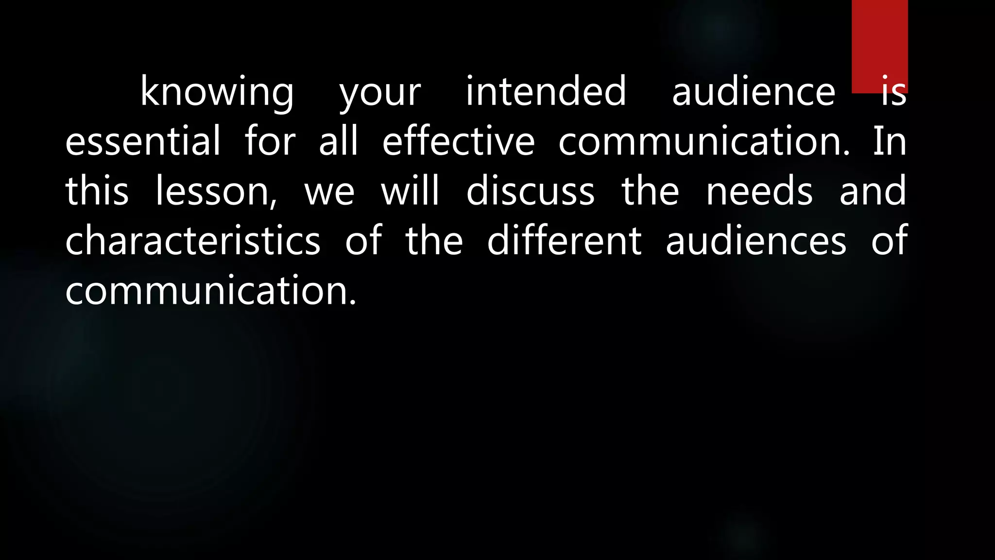 Clientele and audiences in communication(diass) | PPTX