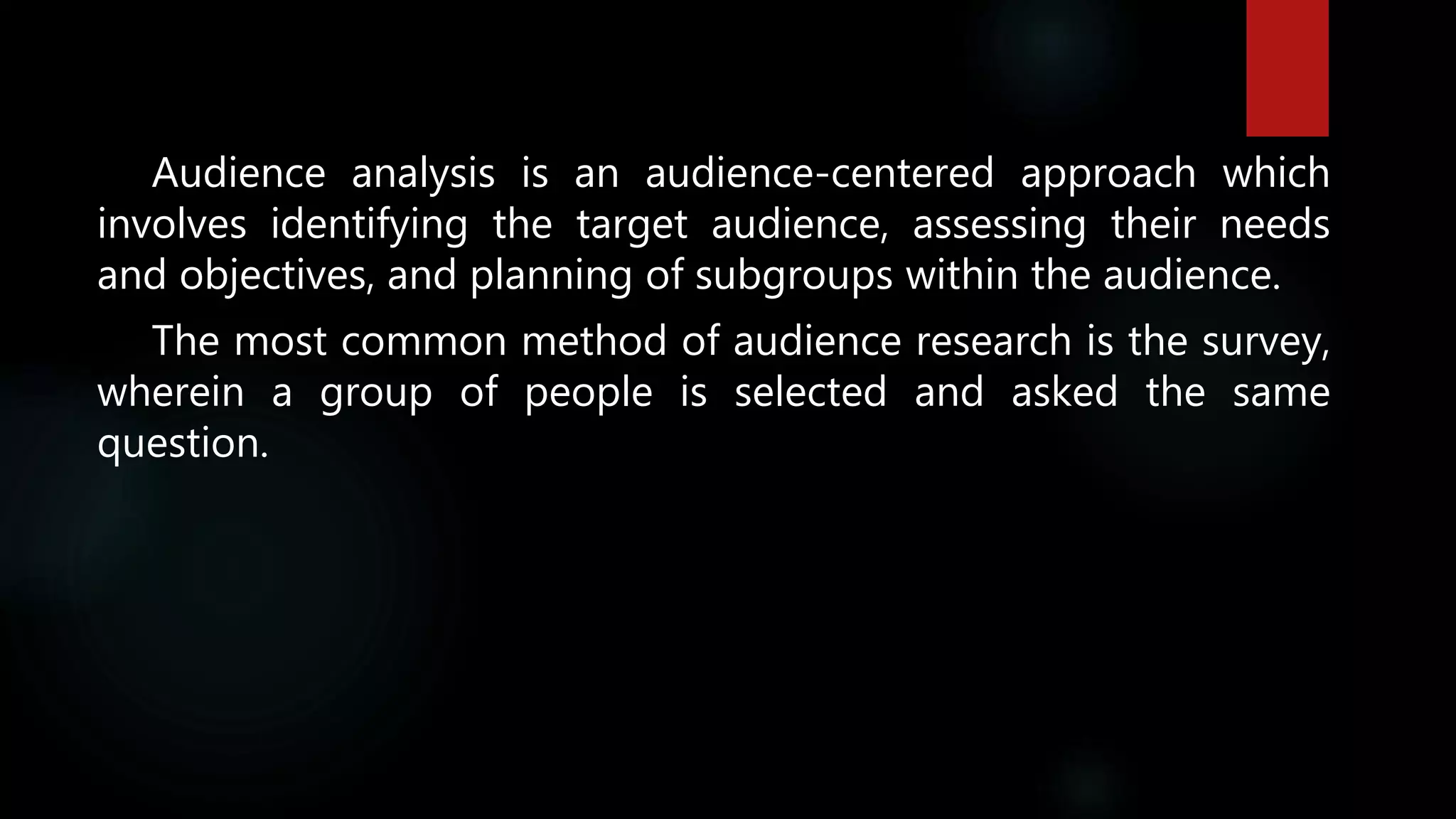 Clientele and audiences in communication(diass) | PPTX