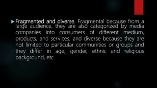 Clientele and audiences in communication(diass) | PPTX