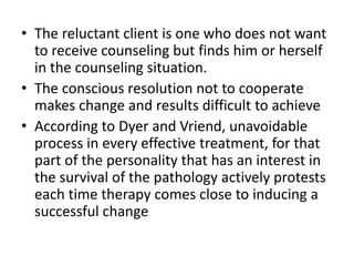 Clientele in counselling | PPTX