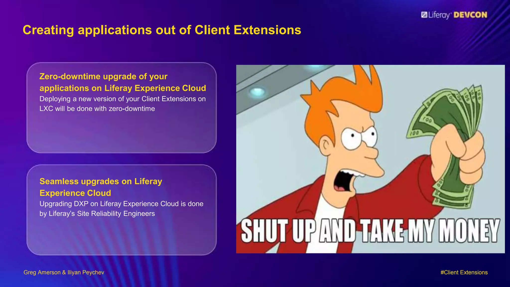 Client Extensions 101 - DEVCON 2023 | PPTX
