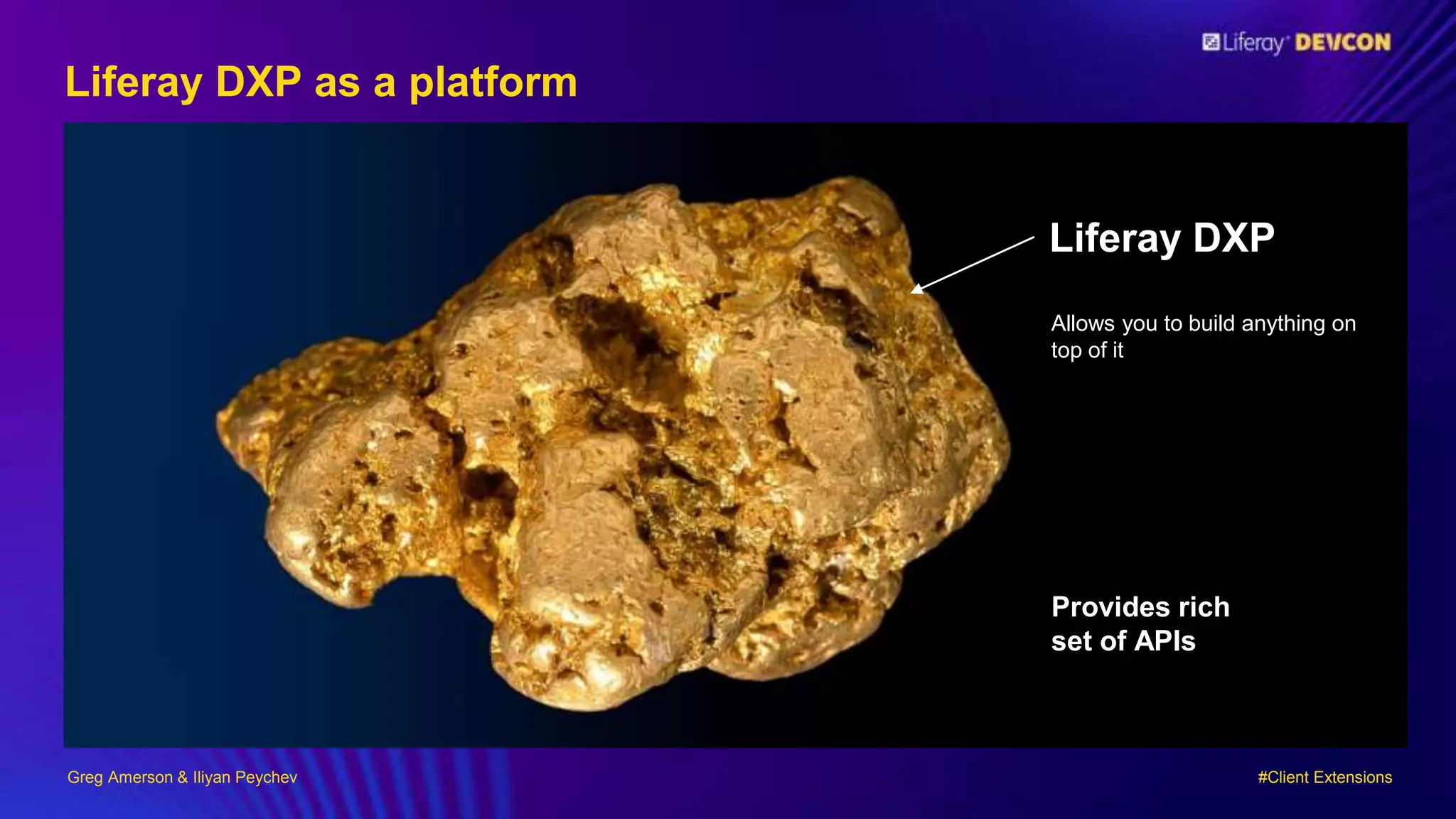 Client Extensions 101 - DEVCON 2023 | PPTX