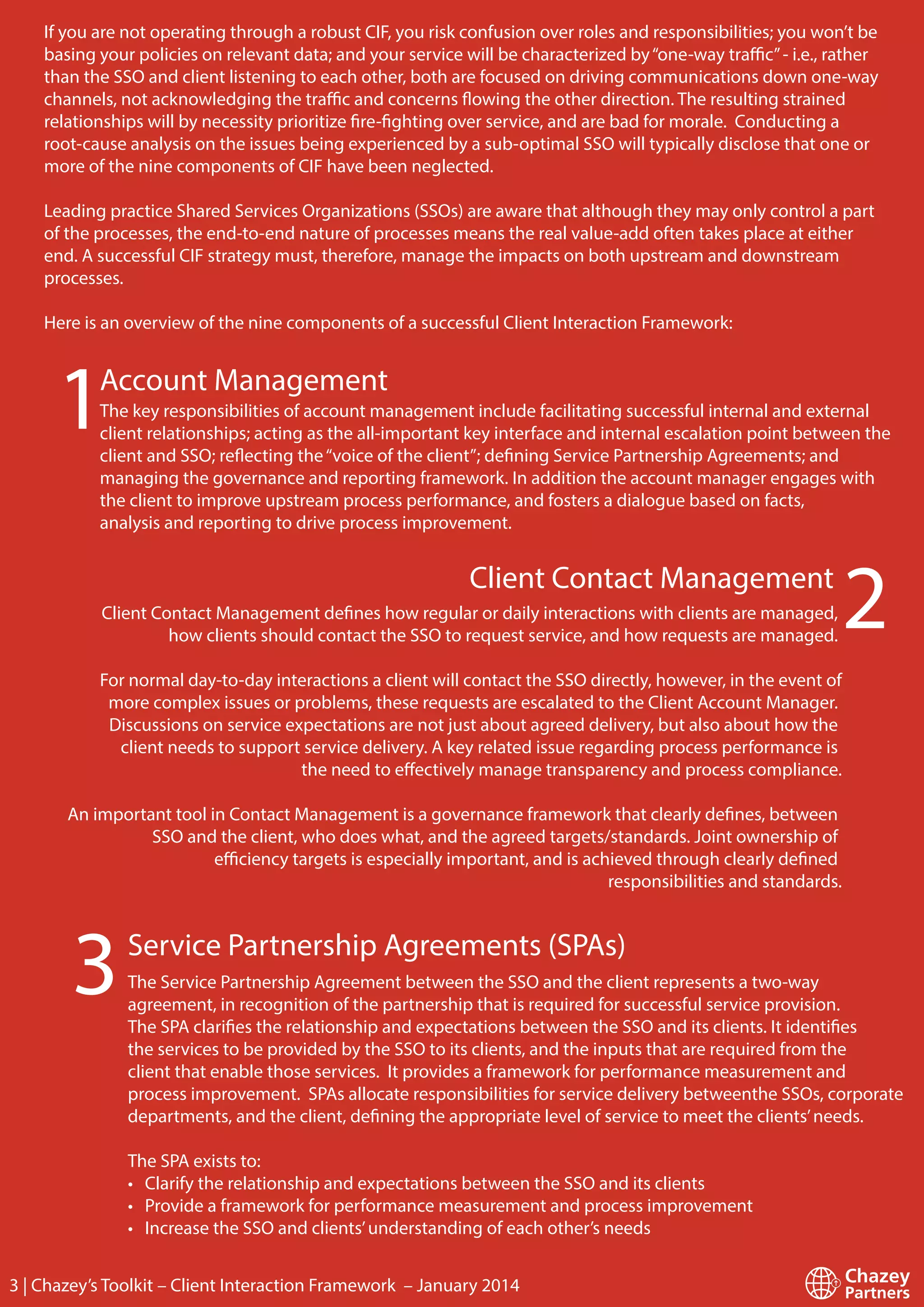 9 Critical Components for A Successful Client Interaction Framework | PDF