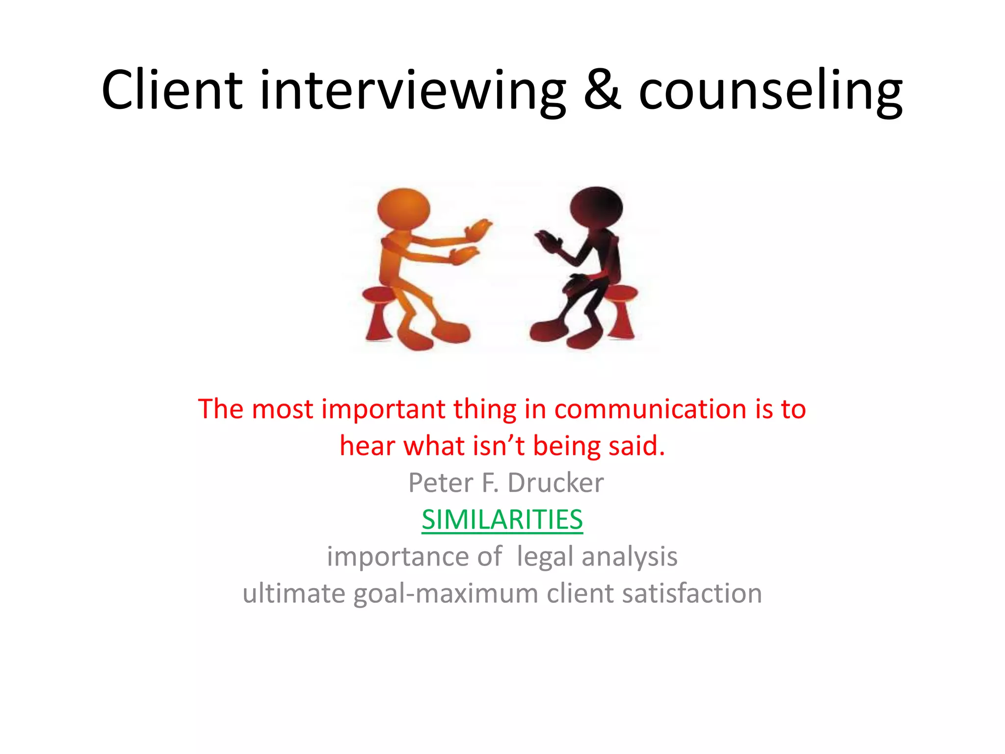 Client interviewing (1) | PPTX