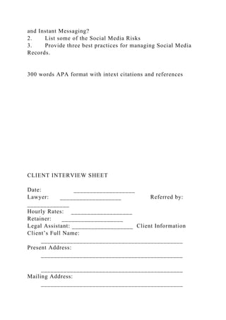 CLIENT INTERVIEW SHEETDate ______________.docx