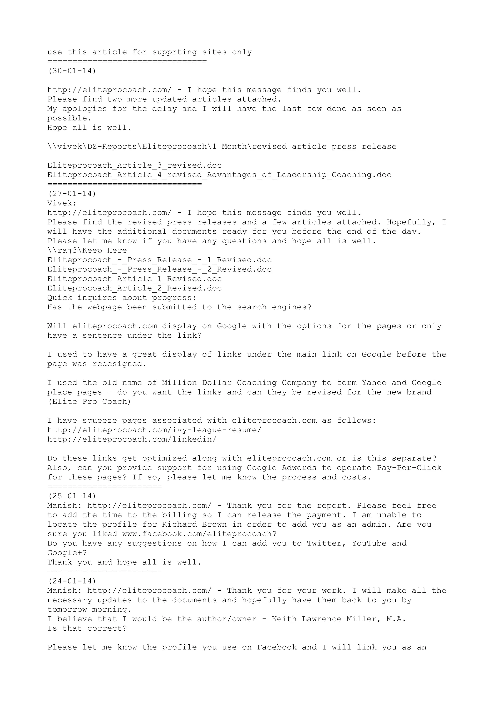 Client msg eliteprocoach | TXT