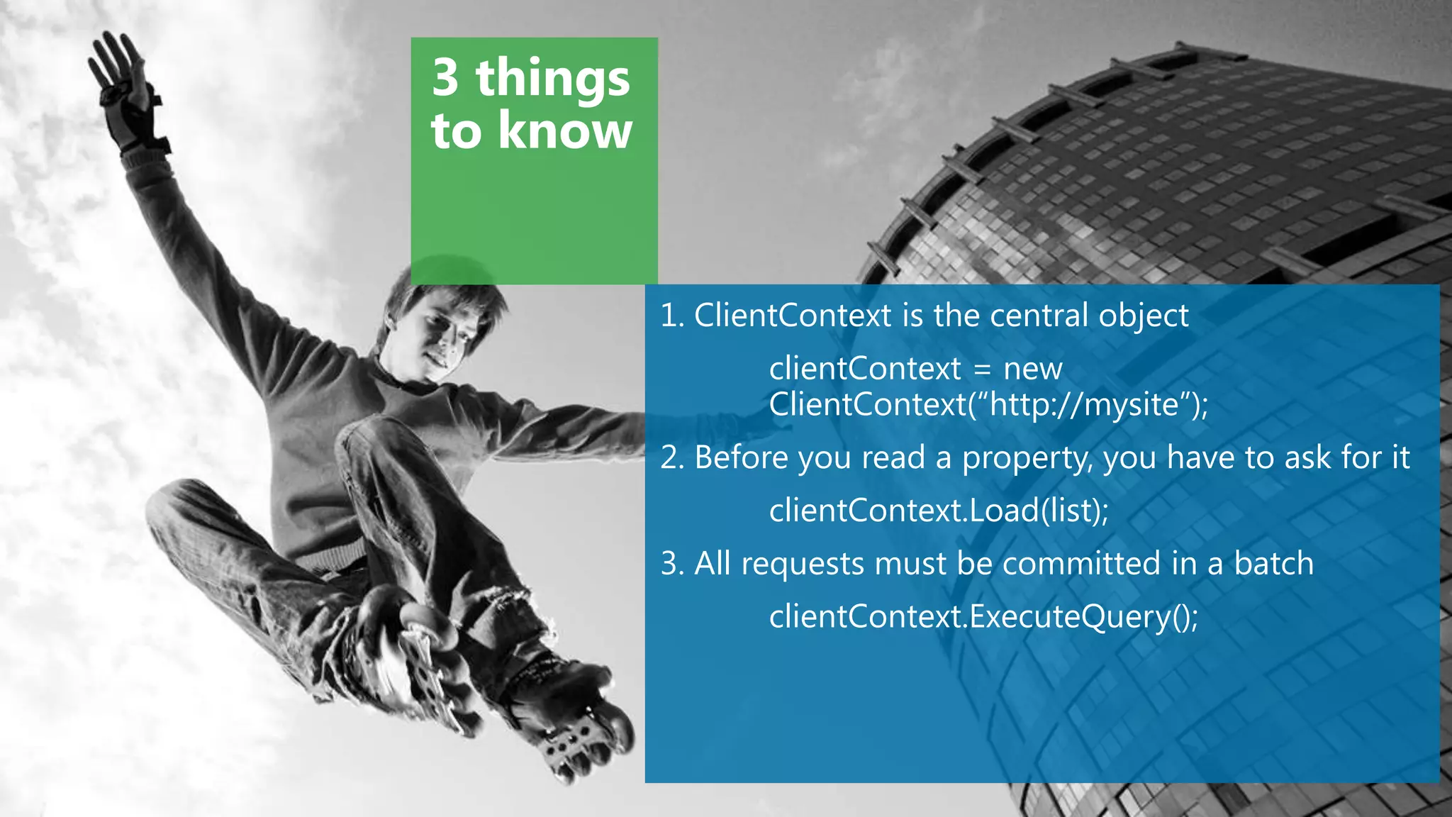 Client Object Model Sharepoint Extreme 2012 Ppt