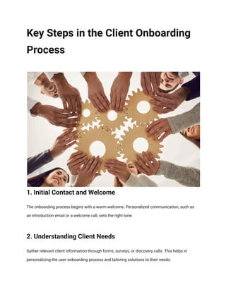 Client Onboarding - Rapid Bee AI Powered Solution | PDF