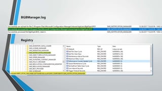 ConfigMgr - Understanding Client online status | PPTX