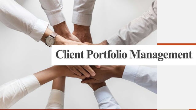 Client Portfolio Management Ppt