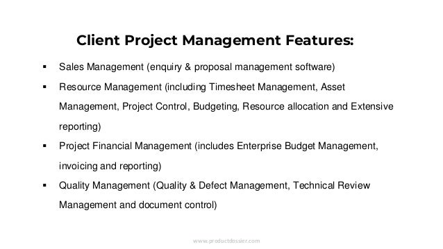 Client project management