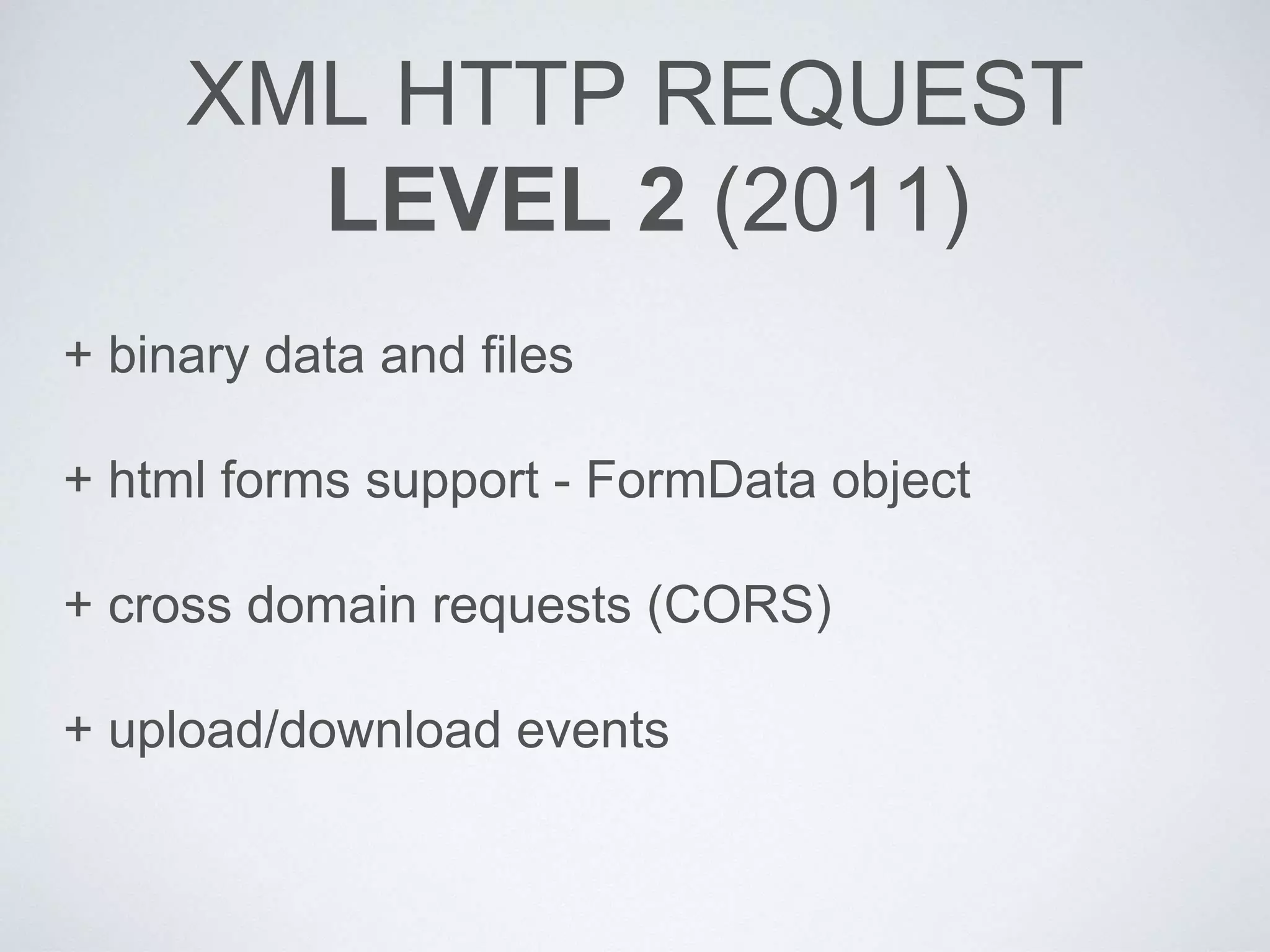 Browser APIs for data exchange: types and application | PPT