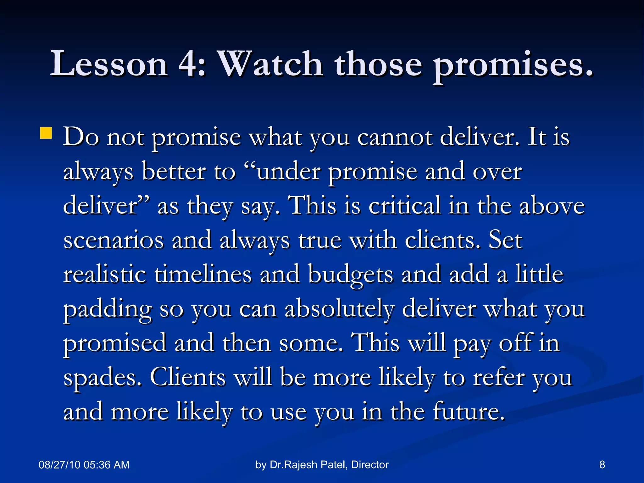 Client relationship management | PPT