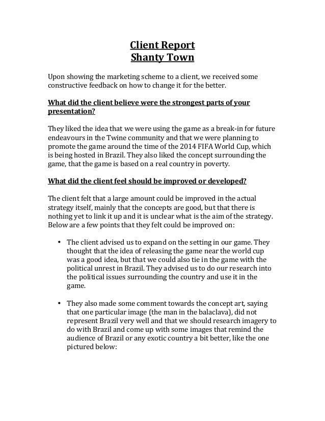 Client Report Client Report