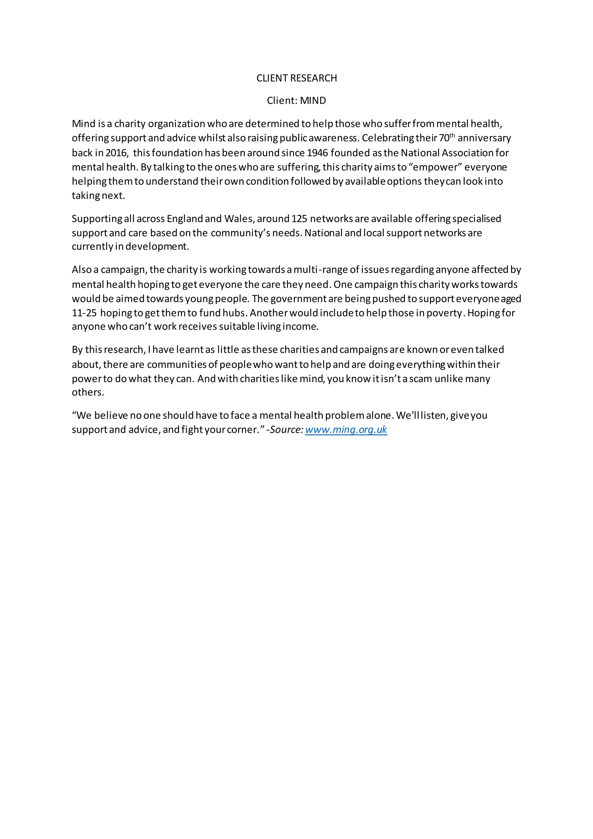 Client research mind | PDF