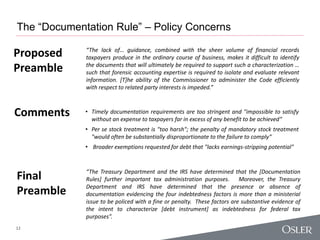Financing Across Borders - The Impact of the Final Section 385 ...
