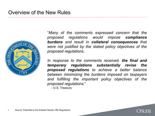 Financing Across Borders - The Impact of the Final Section 385 ...