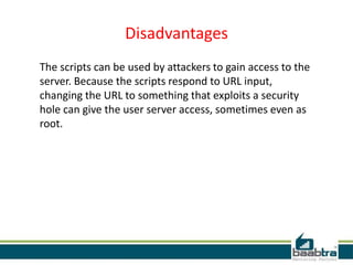 Client Side scripting and server side scripting | PPTX