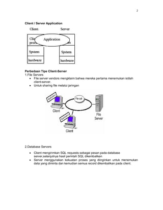 Client server | PDF