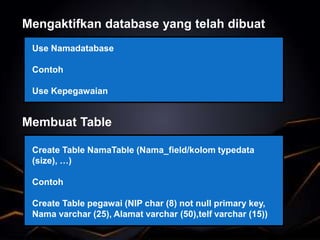 Client server database - Angga Joe | PPTX