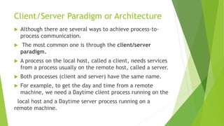 Client server architecture | PPTX