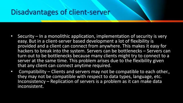 Client server architecture | PPTX | Databases | Computer Software and ...