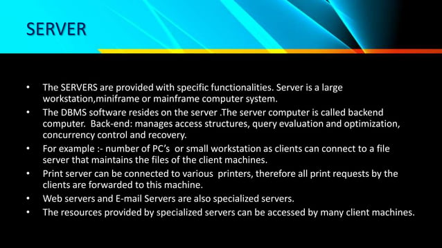 Client Server Architecture Pptx Databases Computer Software And Applications