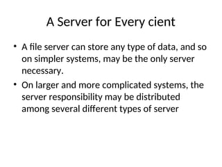 Client Server Computing types of servers.ppt