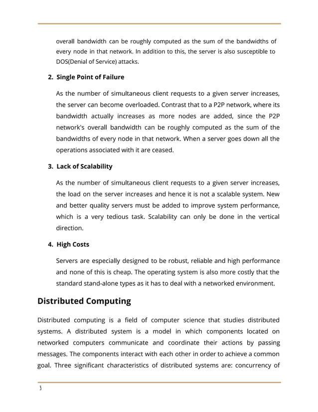 Client Server Model and Distributed Computing | PDF