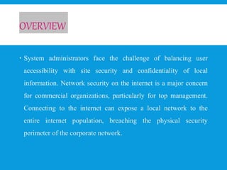 Client Server Network Security and its threats | PPT