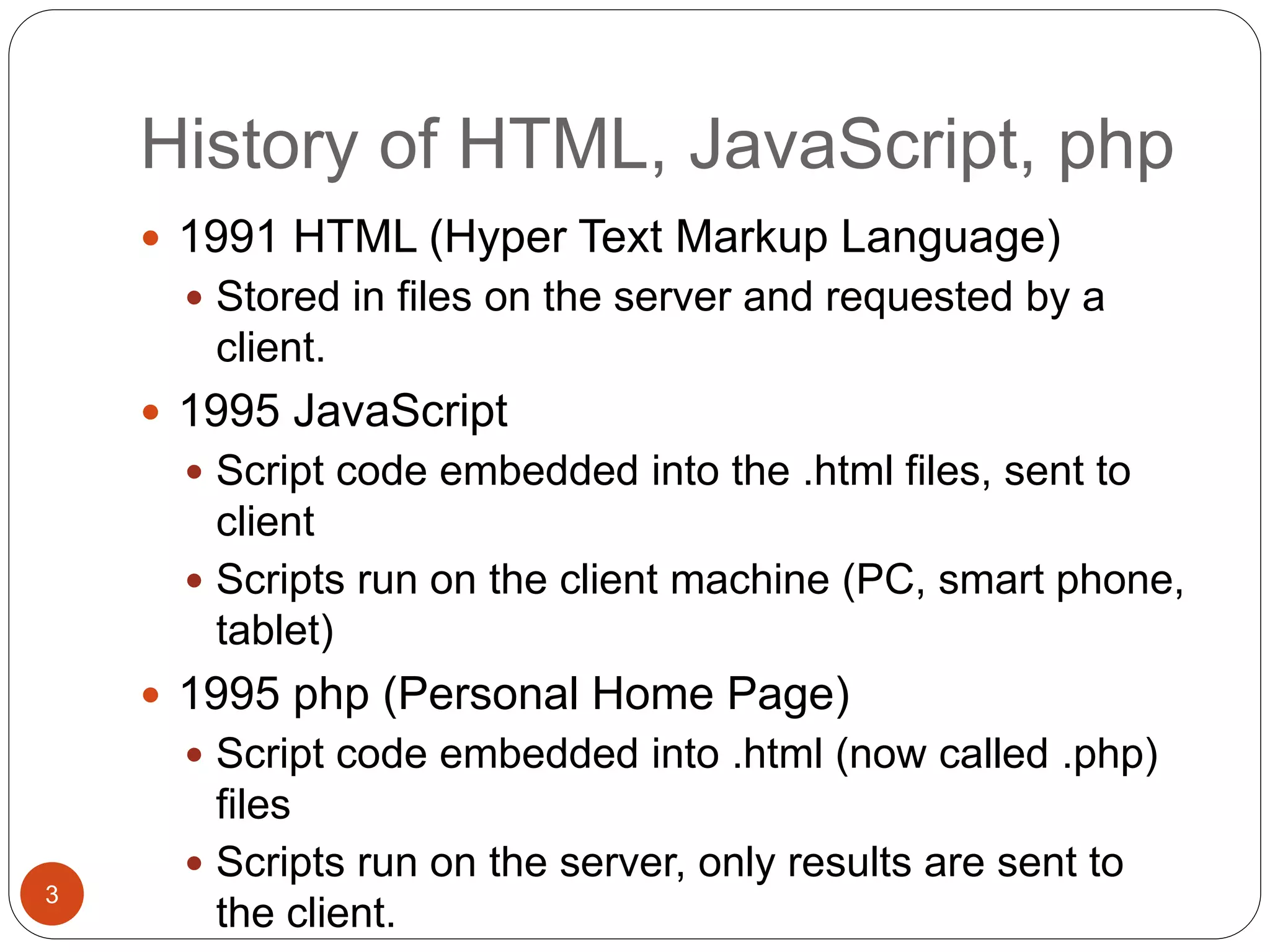 clientServerProgramming.pptx | Web Design and HTML | Internet