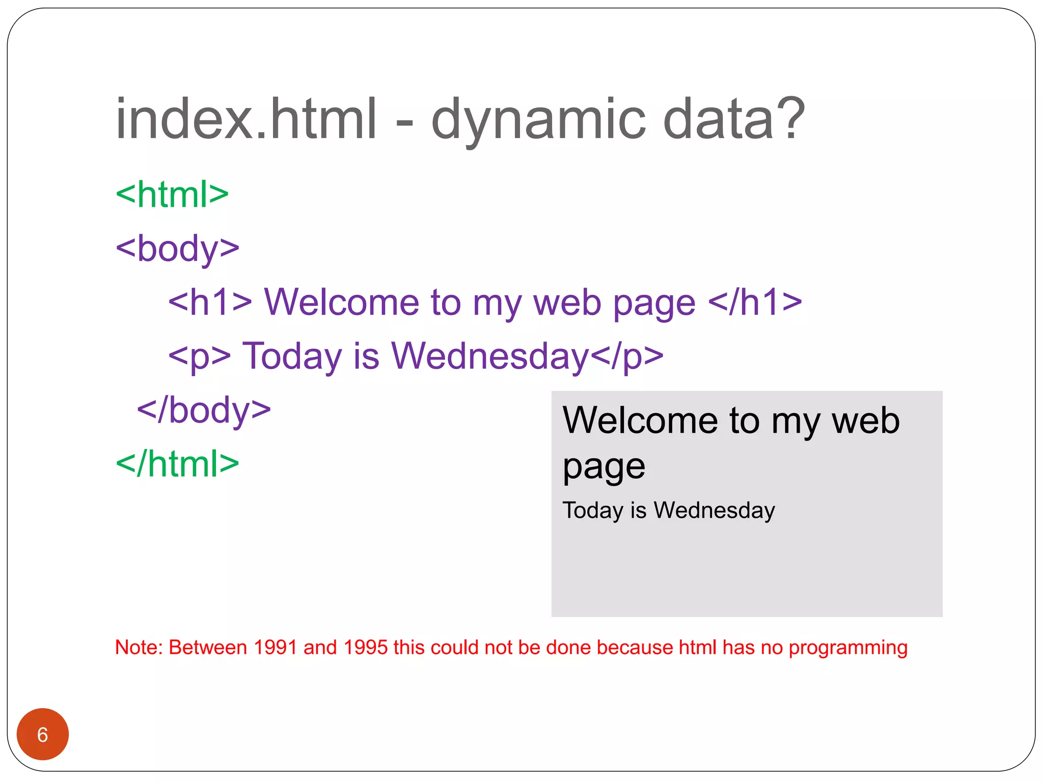 clientServerProgramming.pptx | Web Design and HTML | Internet