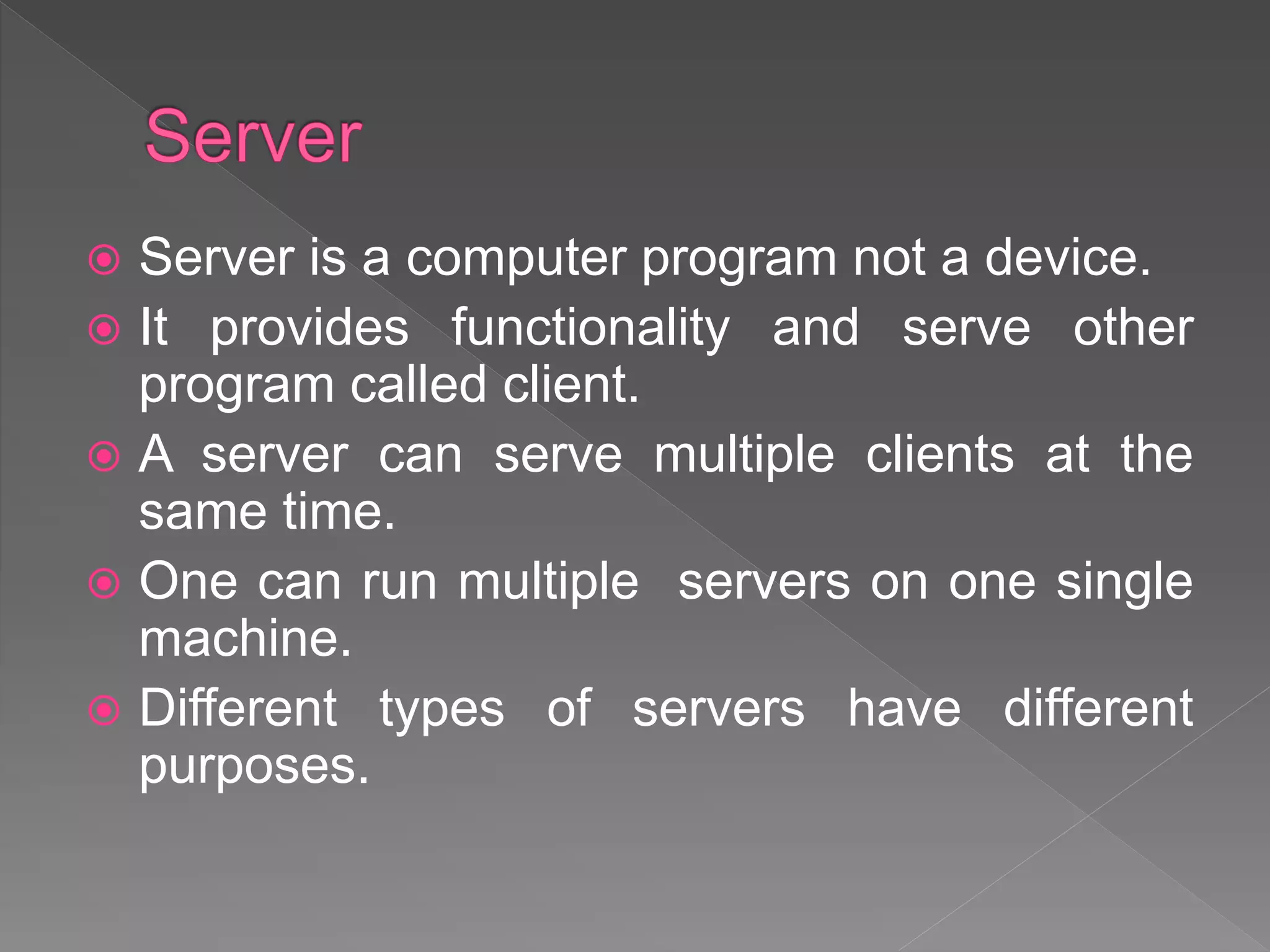Client server relation | PPTX